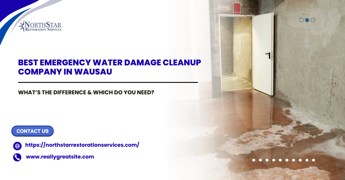 Best Emergency Water Damage Cleanup in Wausau - Fast & Safe